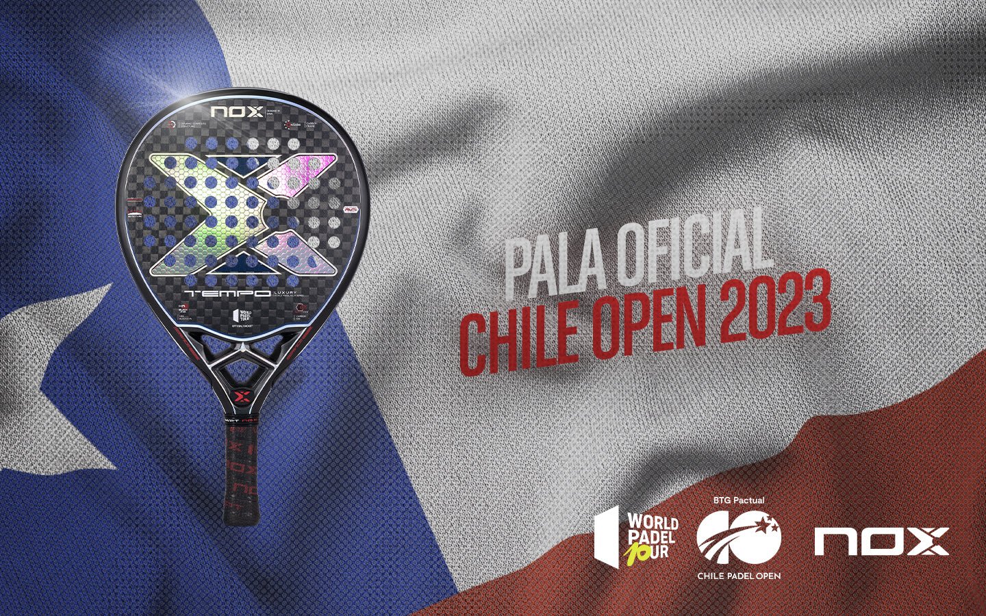 The NOX Tempo WPT, Official Racket of the World Padel Tour Chile Padel