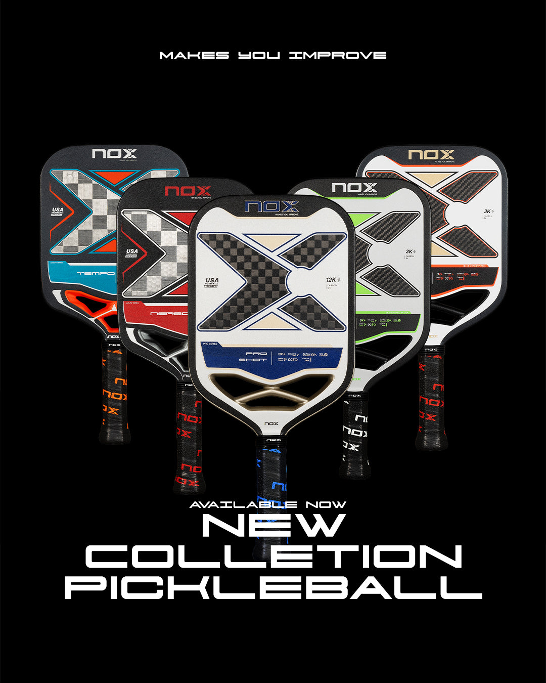 NOX. Makes you Improve. Padel and racket sports brand