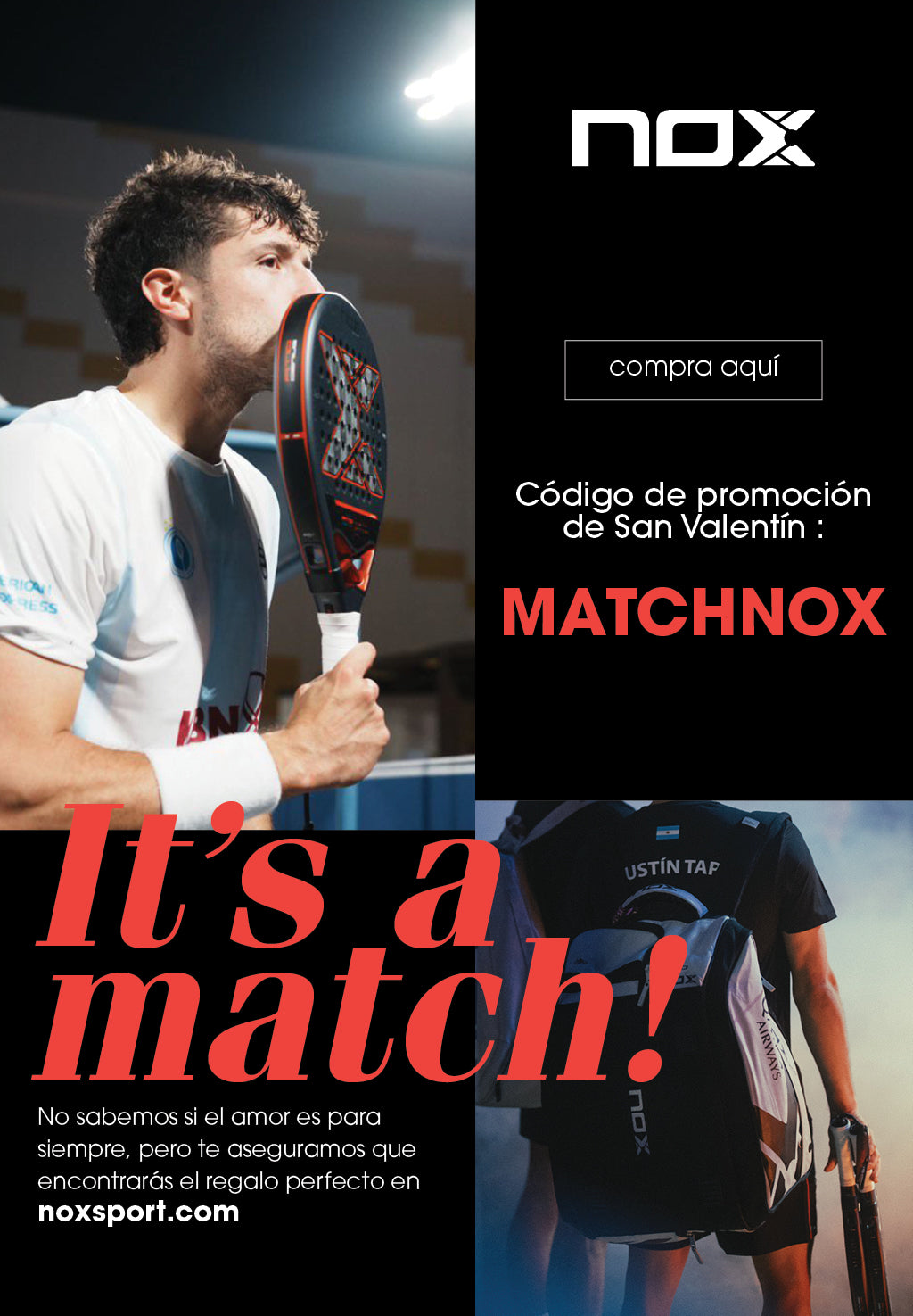 NOX. Marca de padel e desportos de raquete