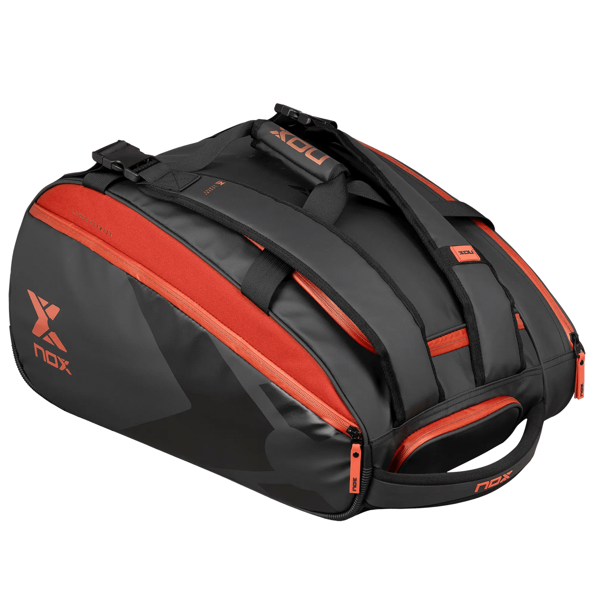 Padel Luxury Open 2024 Black/Red Padel Racket Bag – NOX