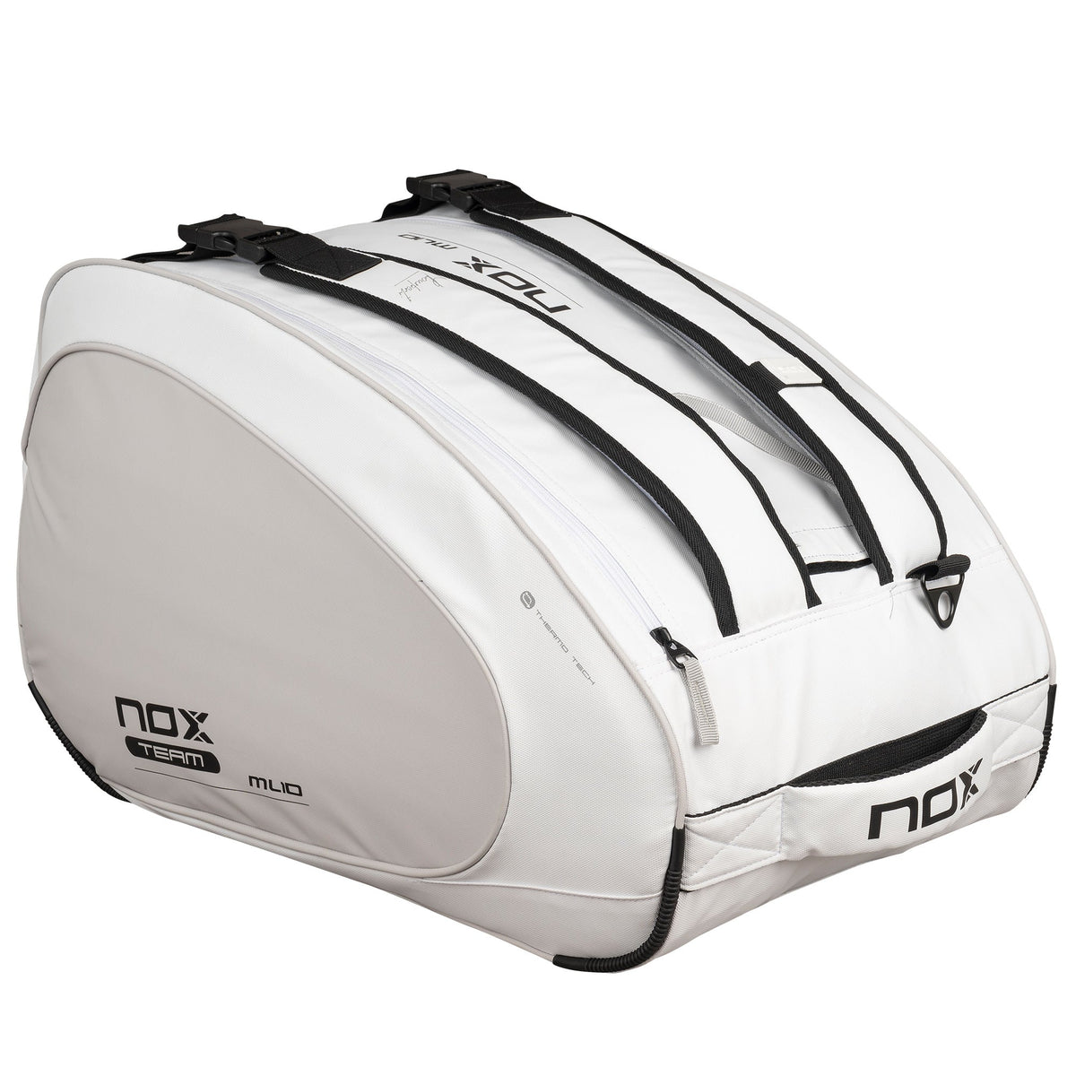 Paletero Padel NOX ML10 TEAM white/gray